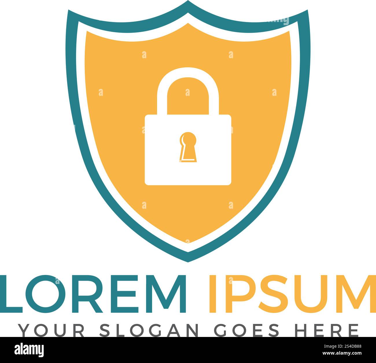 Security technology padlock shield internet vector illustration Stock ...