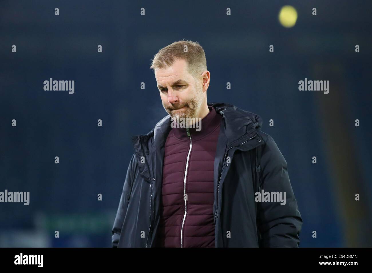 Elland Road Stadium, Leeds, England - 11th January 2025 Simon Weaver ...