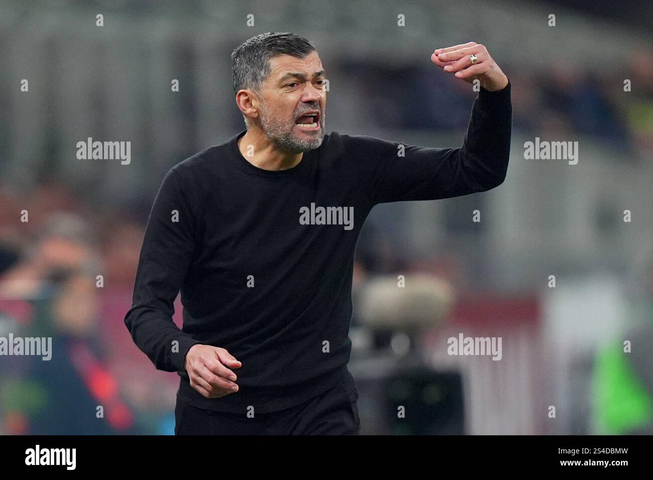 AC Milan’s head coach Sergio Conceicao during the Serie A soccer match ...