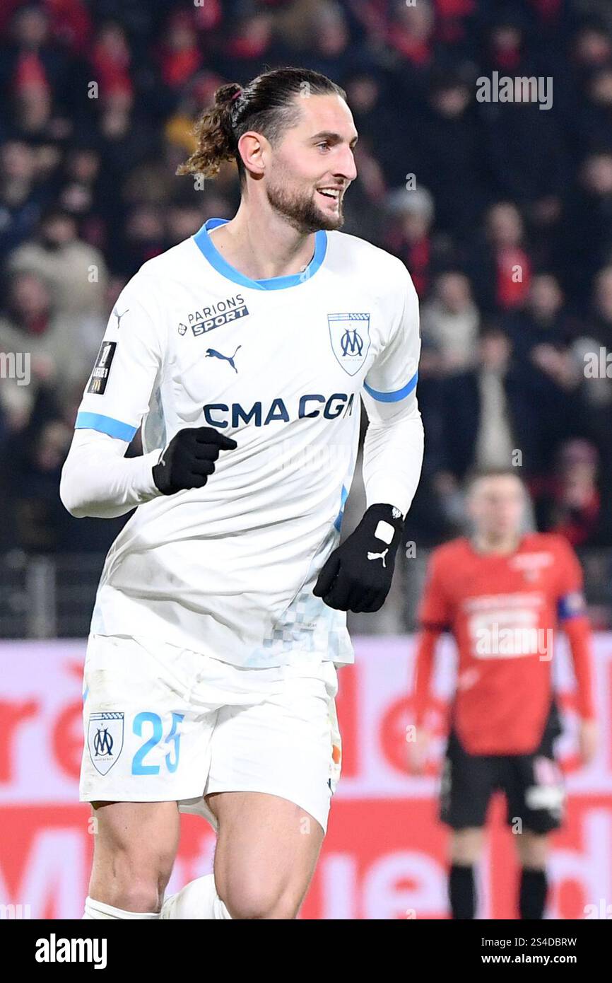 France. 11th Jan, 2025. 25 Adrien RABIOT (om) during the Ligue 1 ...