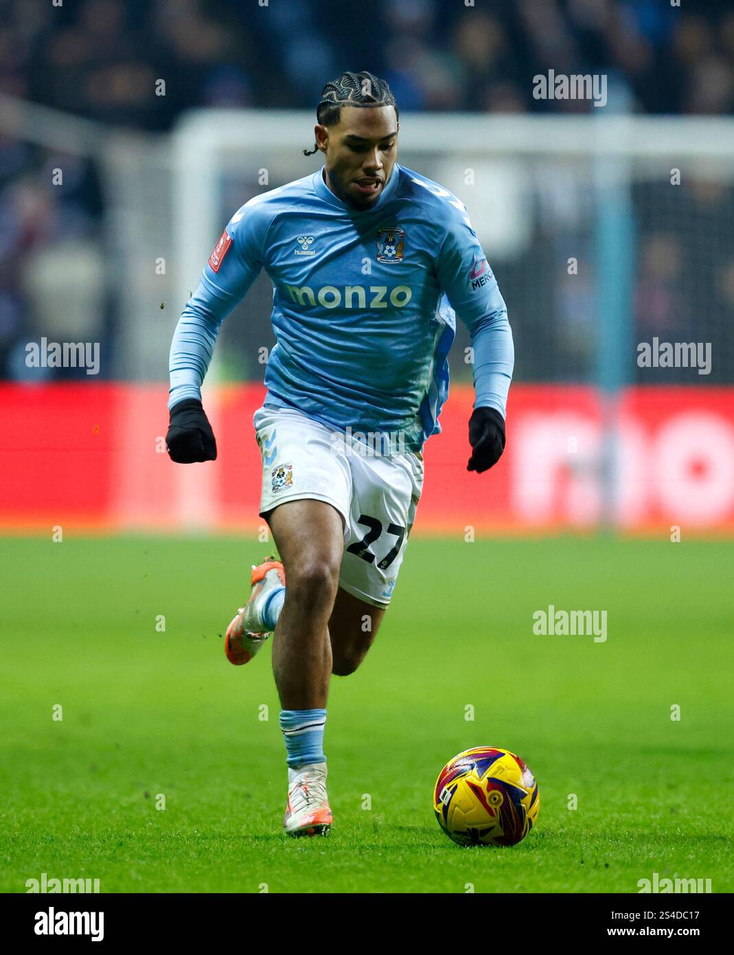 Coventry City's Milan van Ewijk during the Emirates FA Cup third round ...