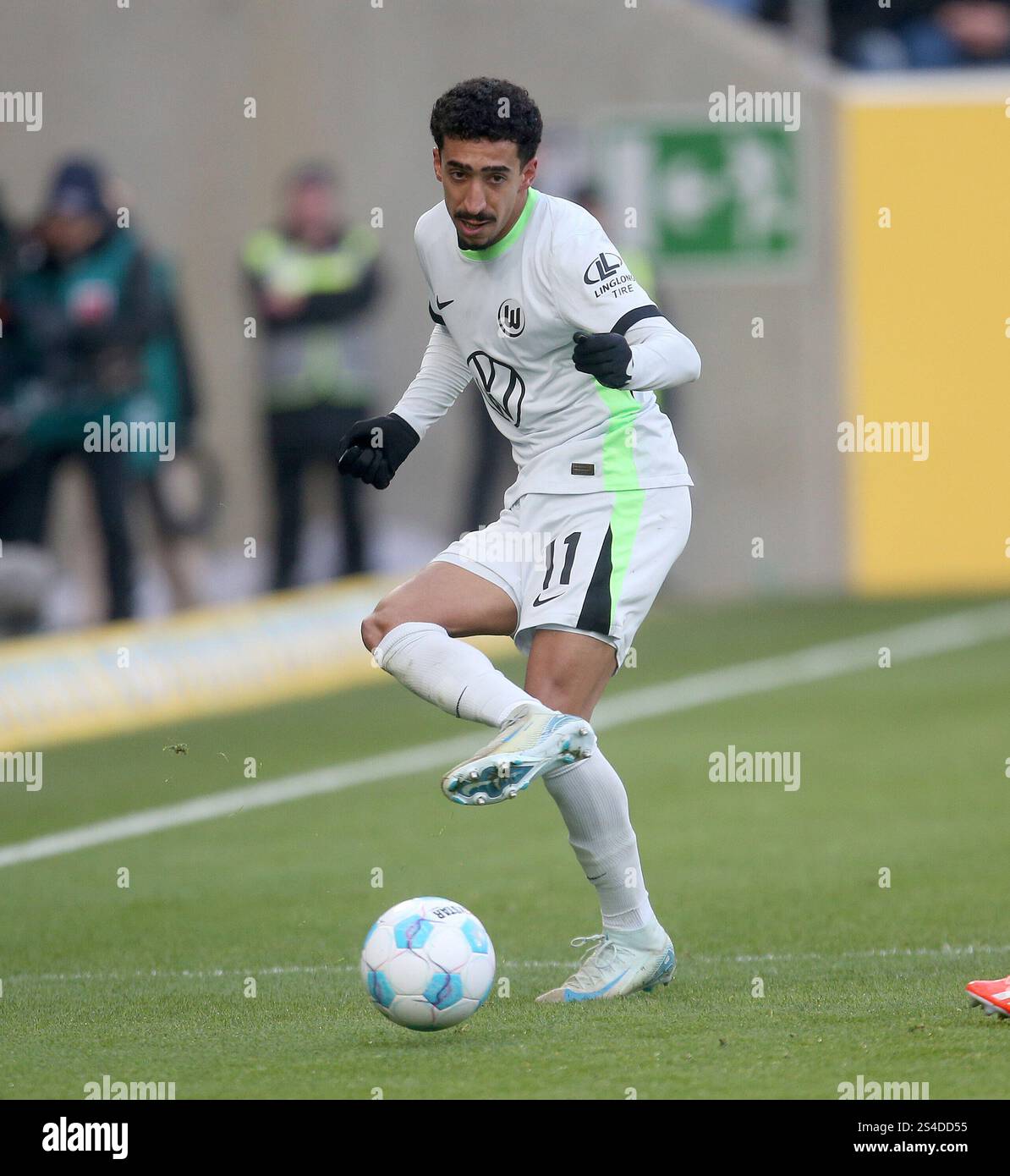 Sinsheim, Deutschland. 11th Jan, 2025. Tiago Tomas (Wolfsbg) . Sport ...