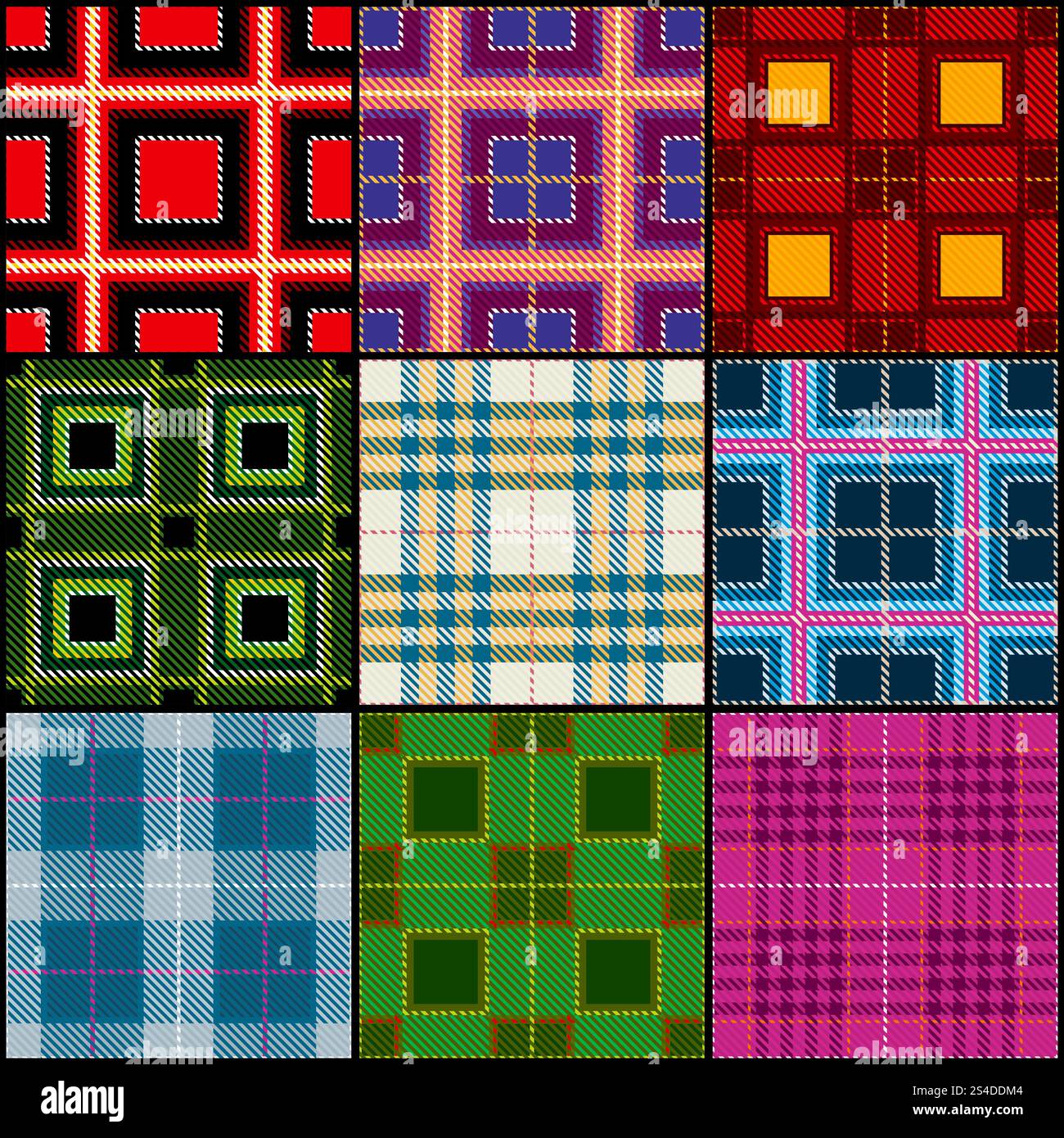 Classic tartan, british traditional stripe, plaid vector seamless ...