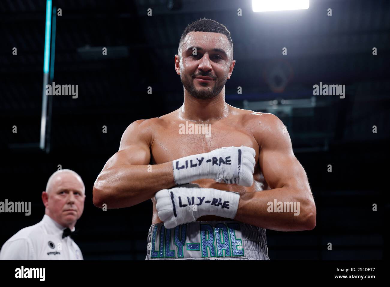 Callum Simpson celebrates winning the British, Commonwealth & WBA ...
