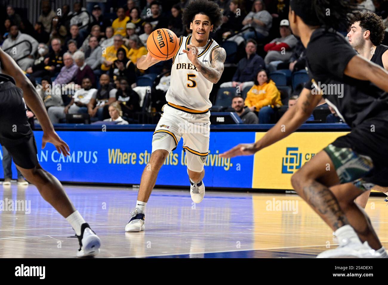 January 11, 2025, Philadelphia, Pennsylvania, U.S: Drexel Dragons guard ...