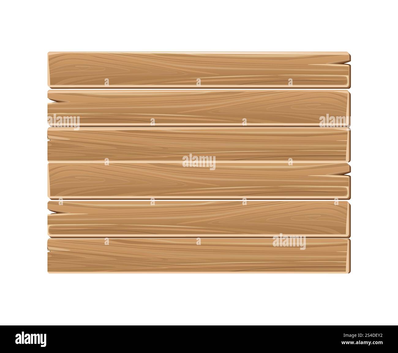 Wooden blank sign planks board isolated on white. Empty vintage ...