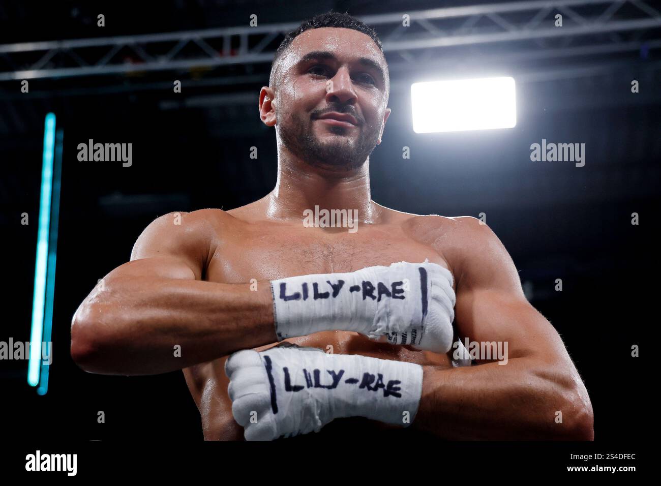 Callum Simpson celebrates winning the British, Commonwealth & WBA ...