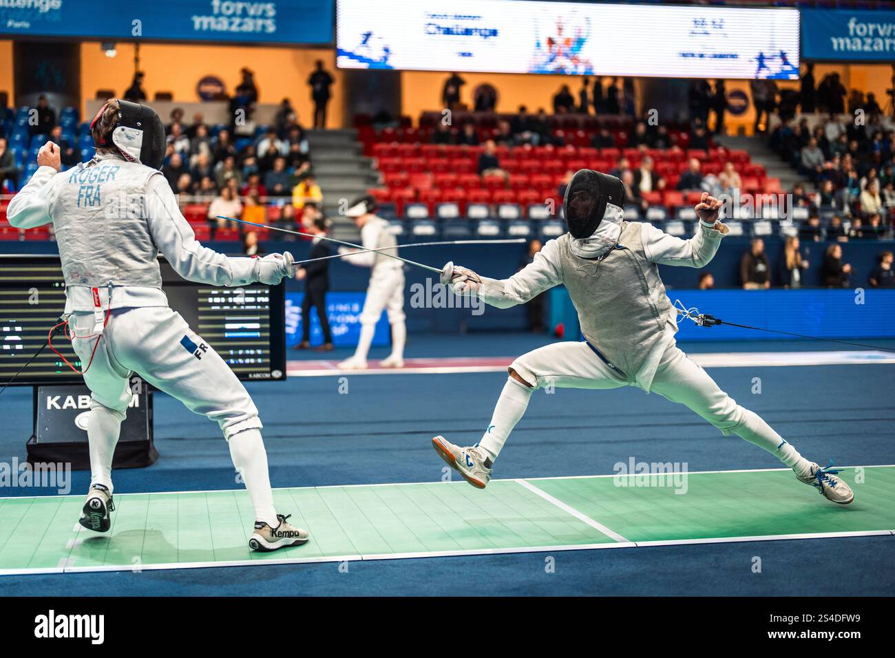 Constant ROGER (FRA) and Raz GOREN (ISR) during the Forvis Mazars ...