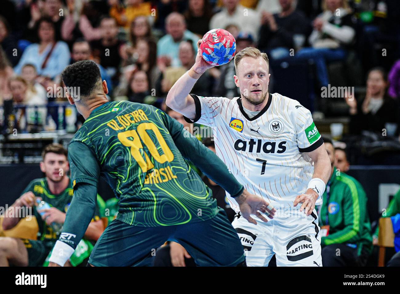 Edney Oliveira (Brasilien, #80), Luca Witzke (Deutschland, #07) GER ...