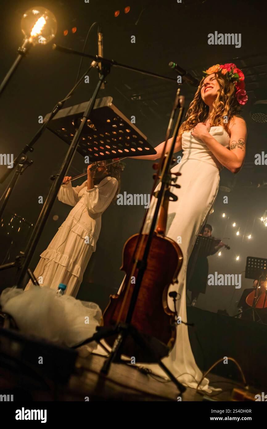 Warsaw, Poland. 10th Jan, 2025. Jagoda Kudlinska performs live on stage ...