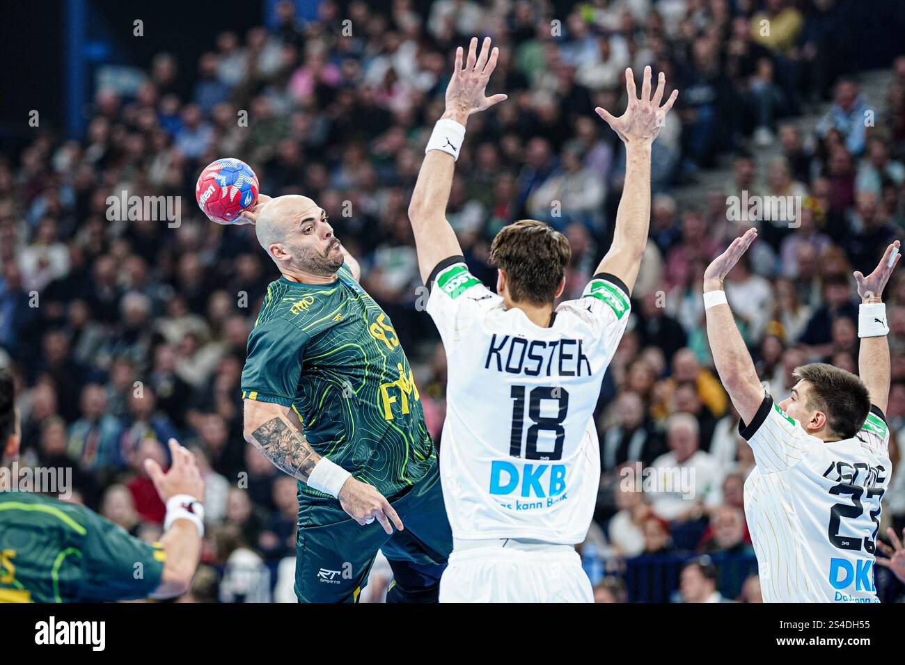 Wurf/Tor Gustavo Rodrigues (Brasilien, #95) GER, Deutschland vs ...