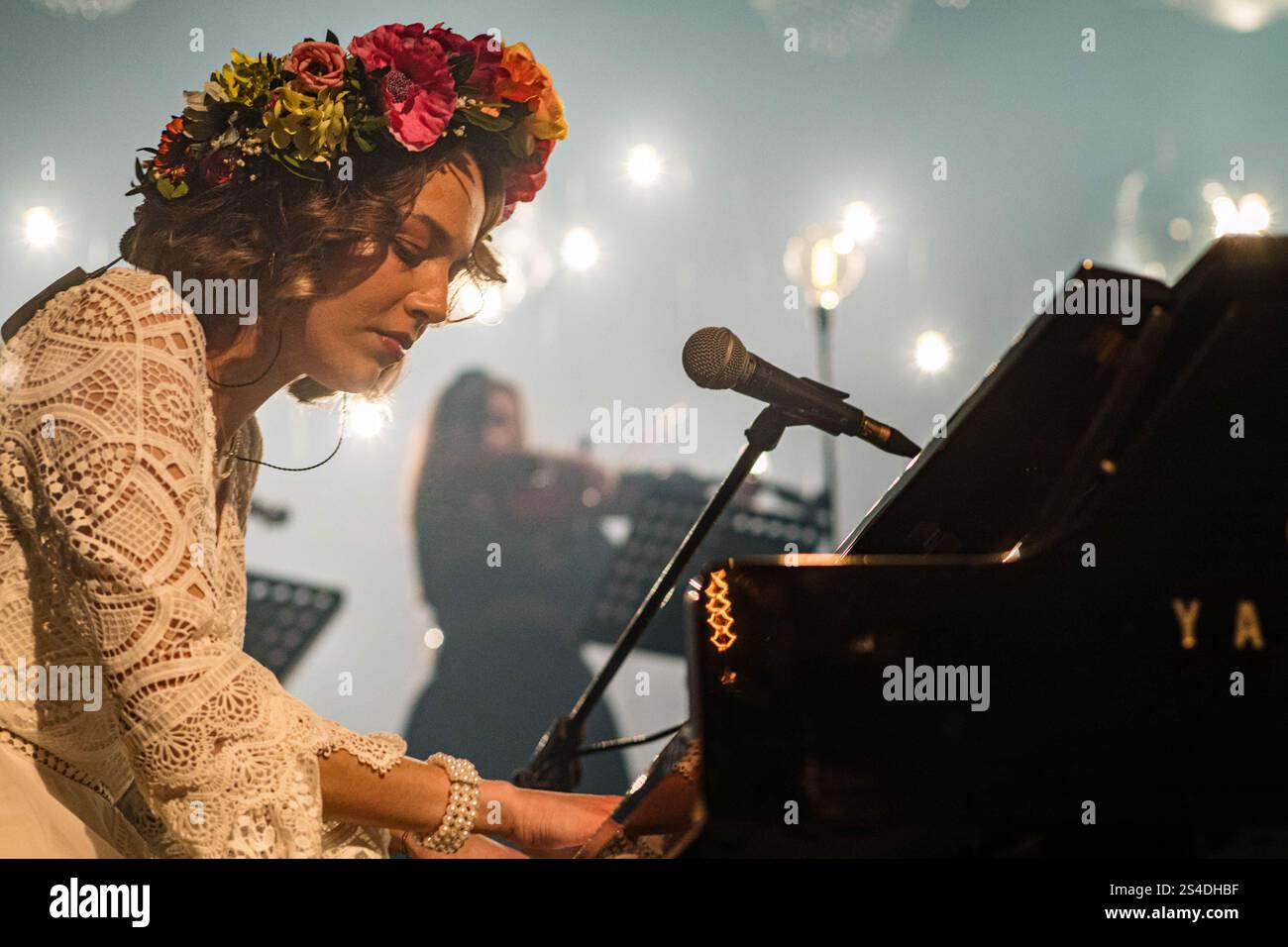 Warsaw, Poland. 10th Jan, 2025. Julia Skiba performs before the Warsaw ...
