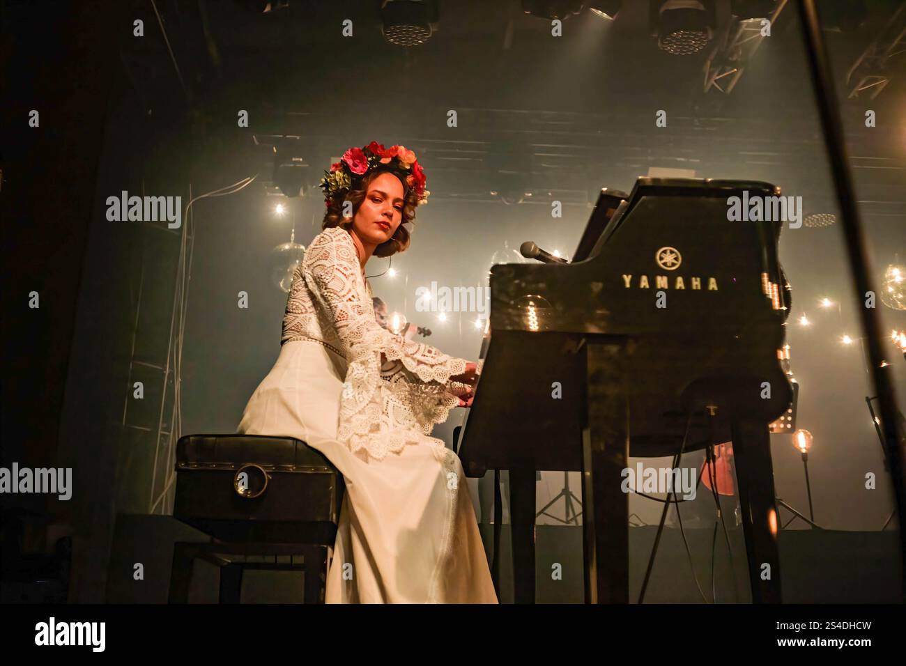 Julia Skiba performs before the Warsaw audience at Klub Stodola Polish ...