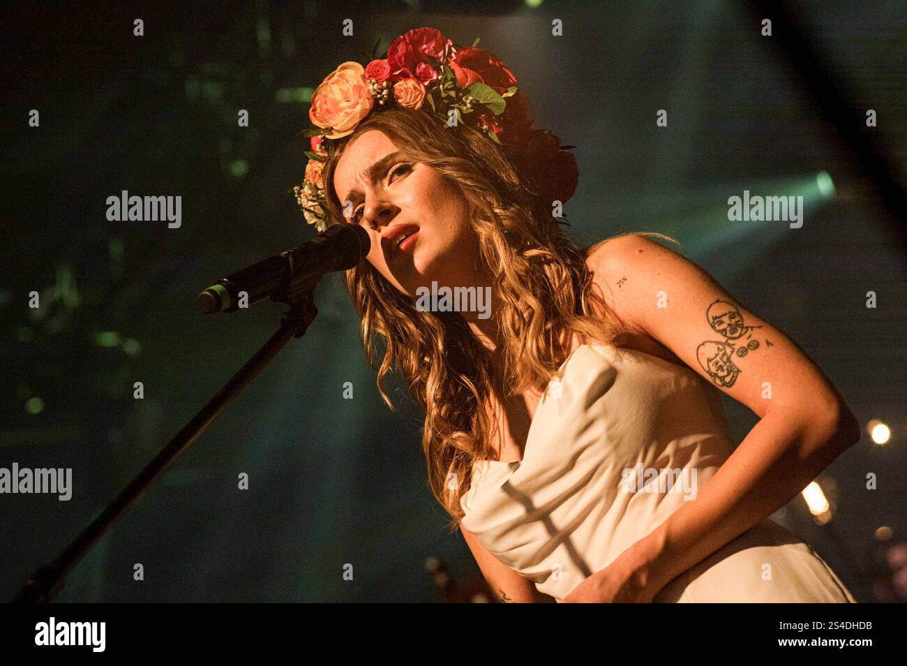 Warsaw, Poland. 10th Jan, 2025. Jagoda Kudlinska performs live on stage ...