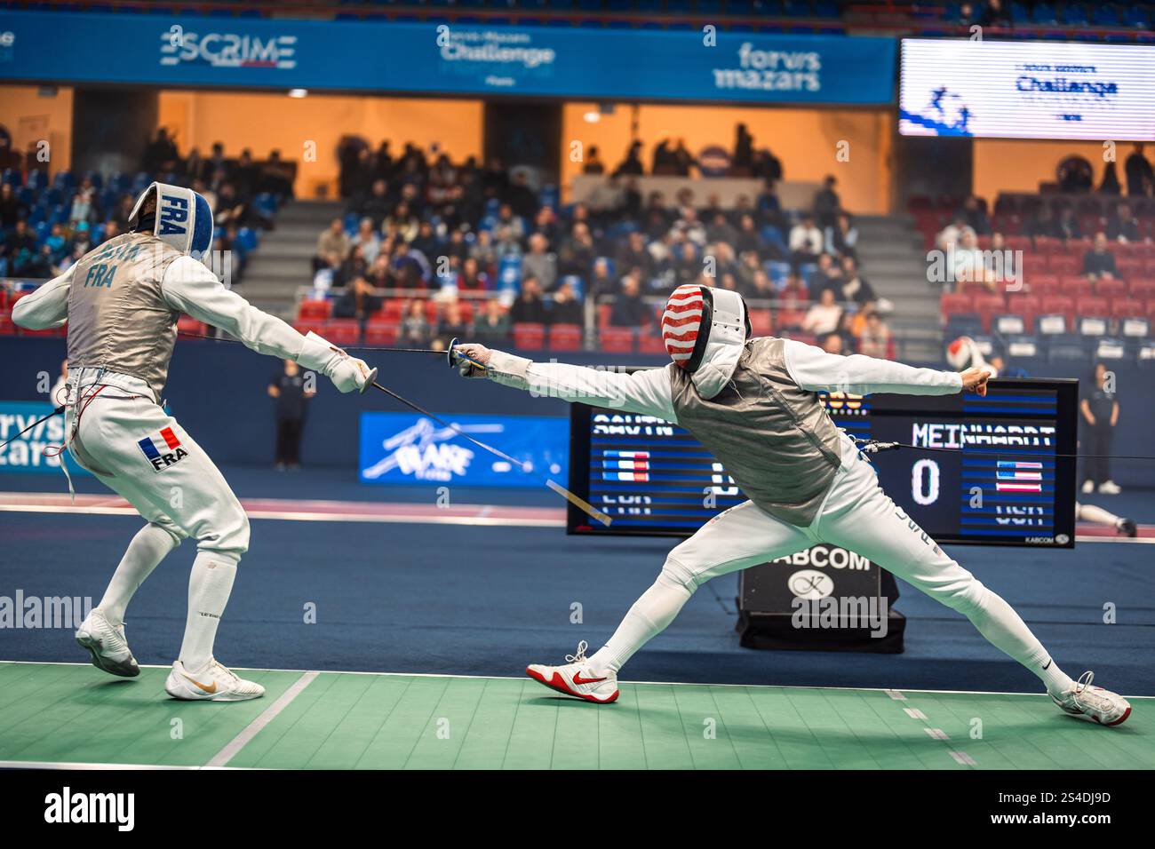Rafael SAVIN (FRA) and Gerek MEINHARDT (USA) during the Forvis Mazars ...