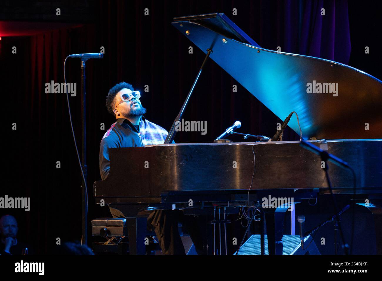 New York, USA. 10th Jan, 2025. Virtuoso jazz pianist Amaro Freitas ...