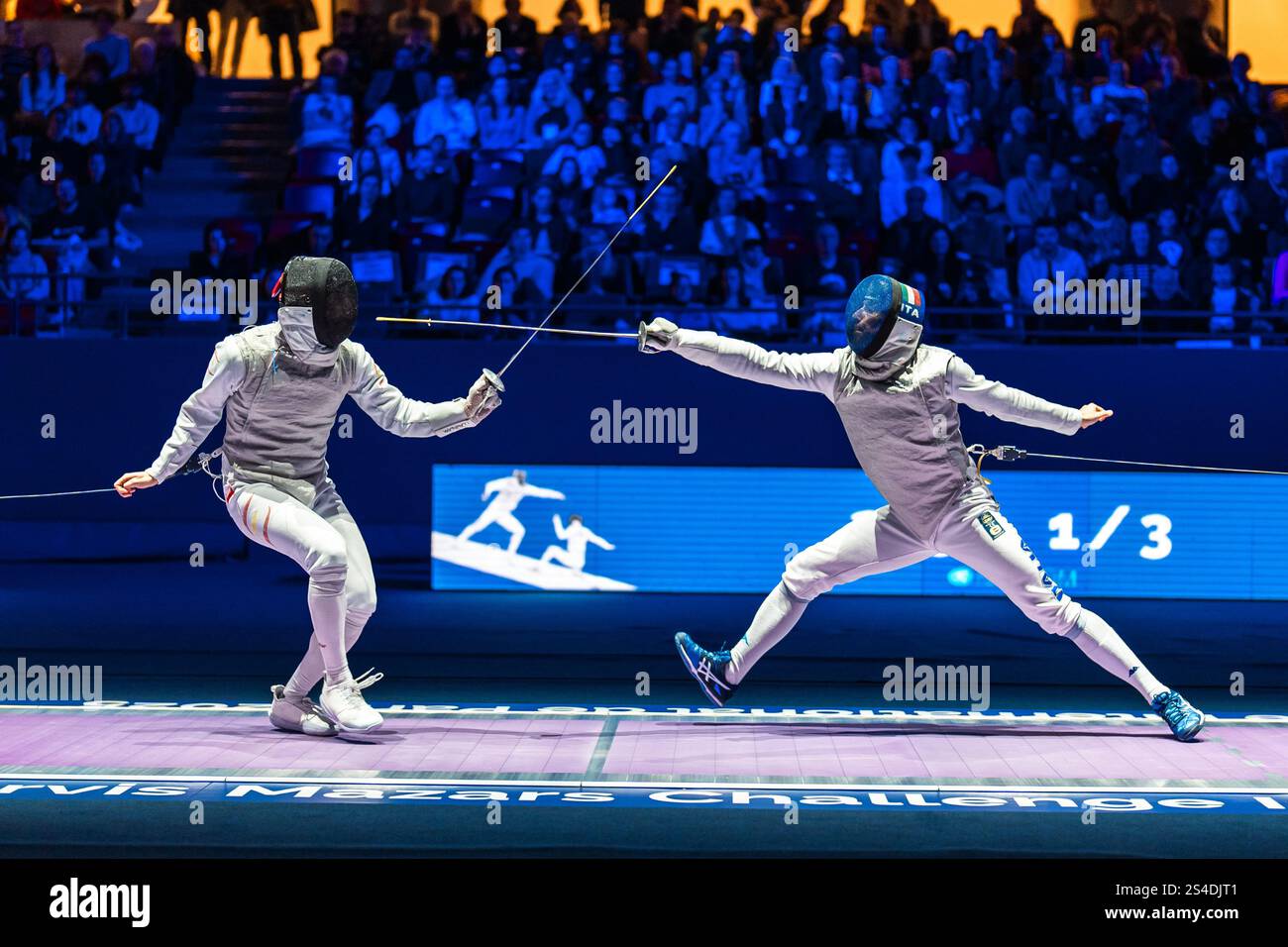 Alessio FOCONI (ITA) and Carlos LLAVADOR (ESP) during the Forvis Mazars ...