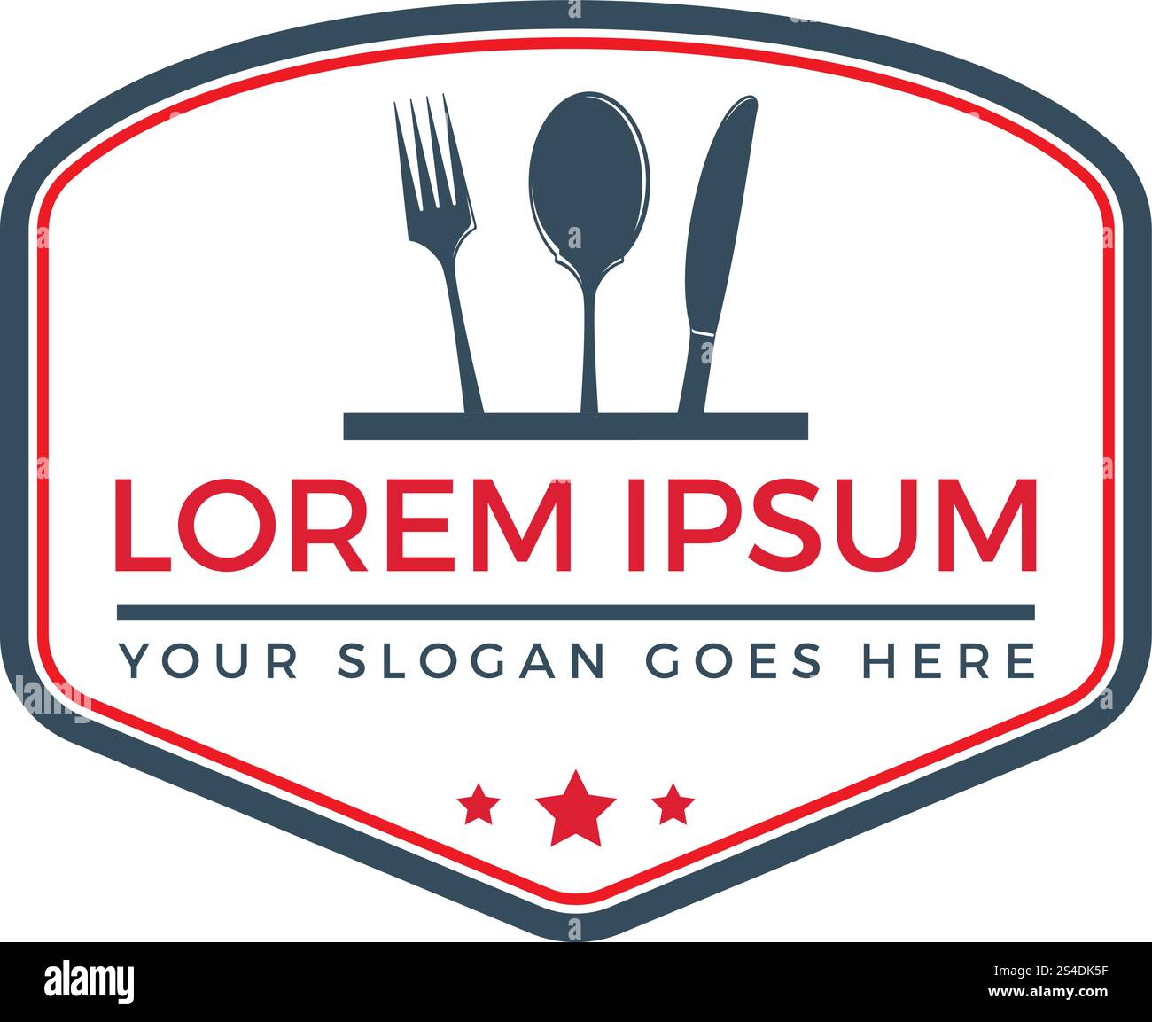 Food Logo text vector logo design. Fork, Knife and spoon sign food logo ...