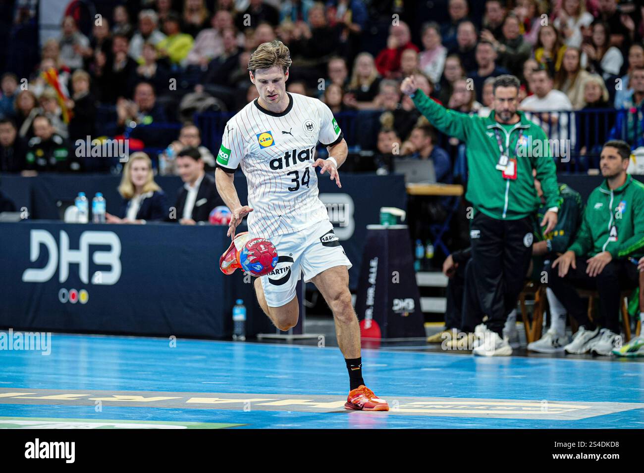 Rune Dahmke (Deutschland, #34) GER, Deutschland vs. Brasilien, Handball ...
