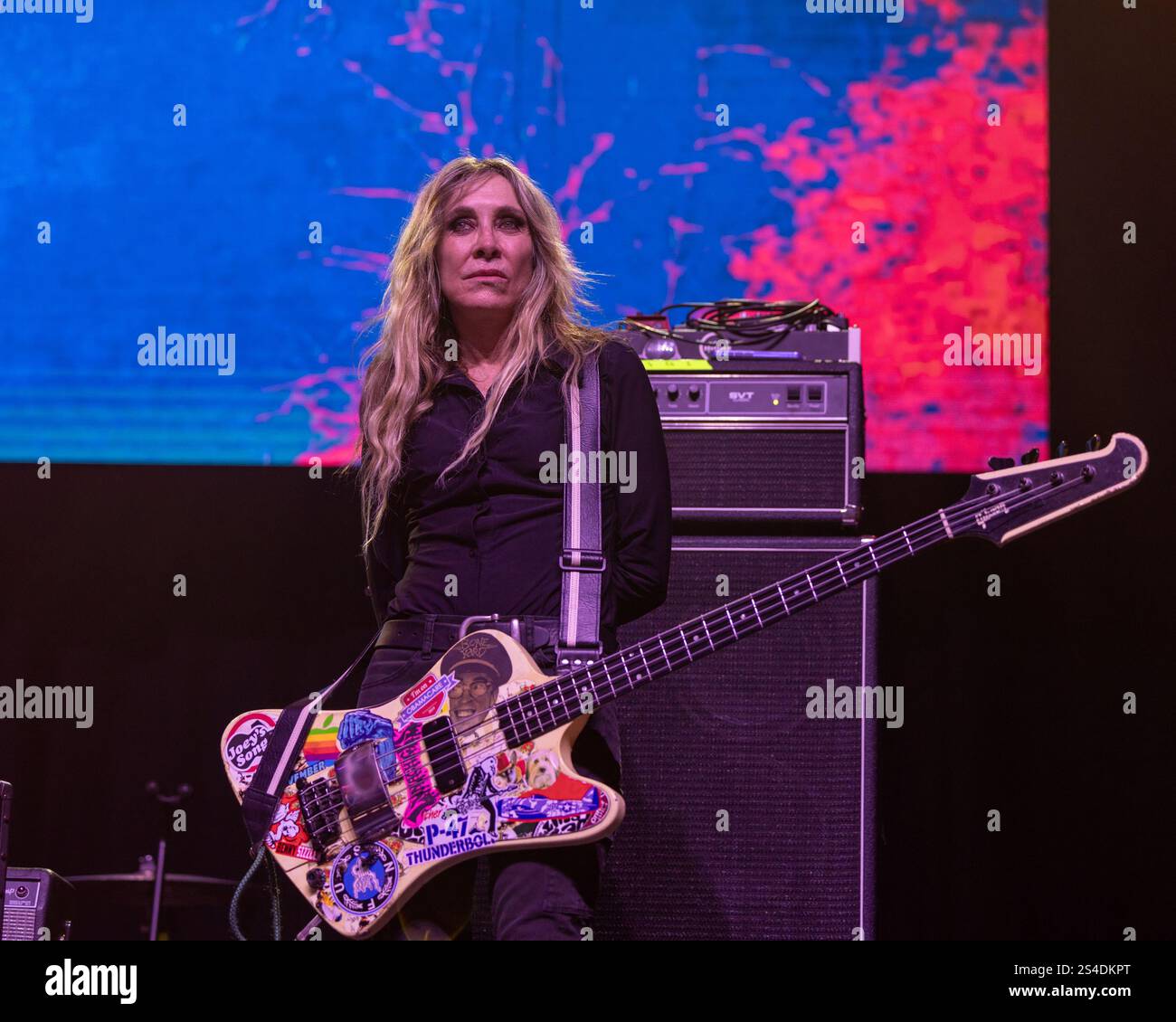 Madison, USA. 10th Jan, 2025. Gail Greenwood of Belly during The ...