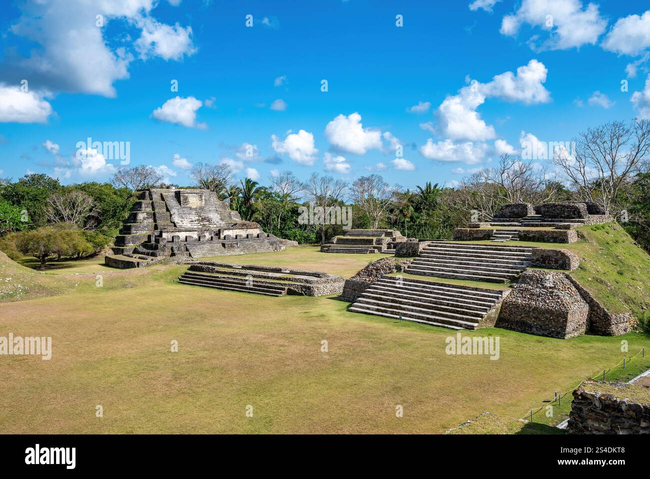 Altun Ha, Belize: Temple of the Masonry Altars, aka Temple of the Sun ...
