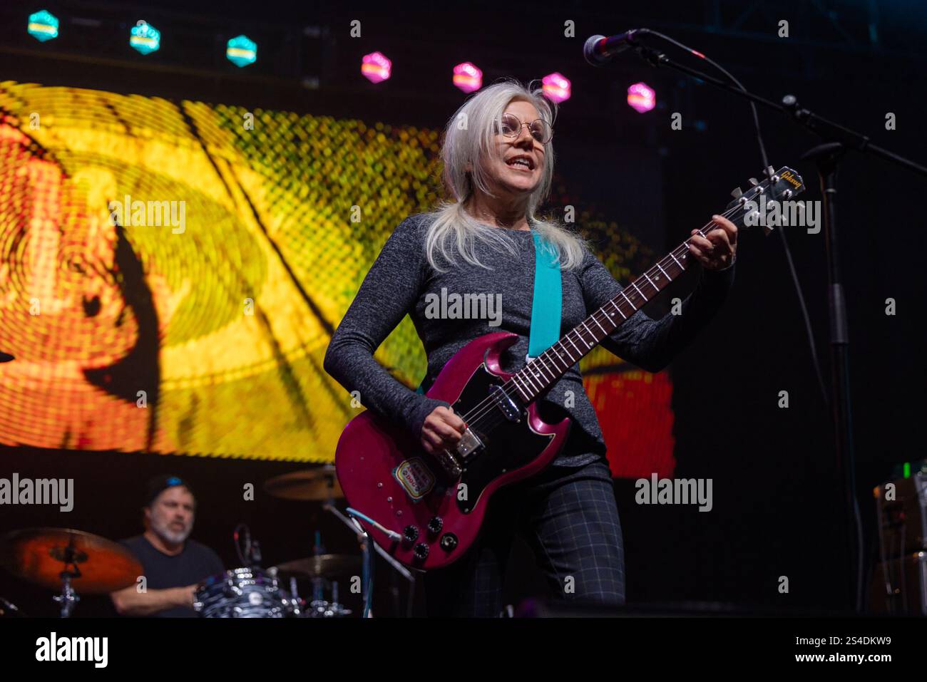 Madison, USA. 10th Jan, 2025. Tanya Donelly of Belly during The ...