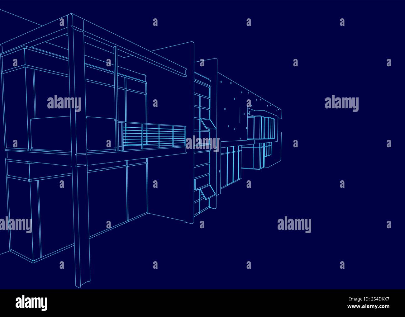 Drawing building lot windows Stock Vector Images - Alamy