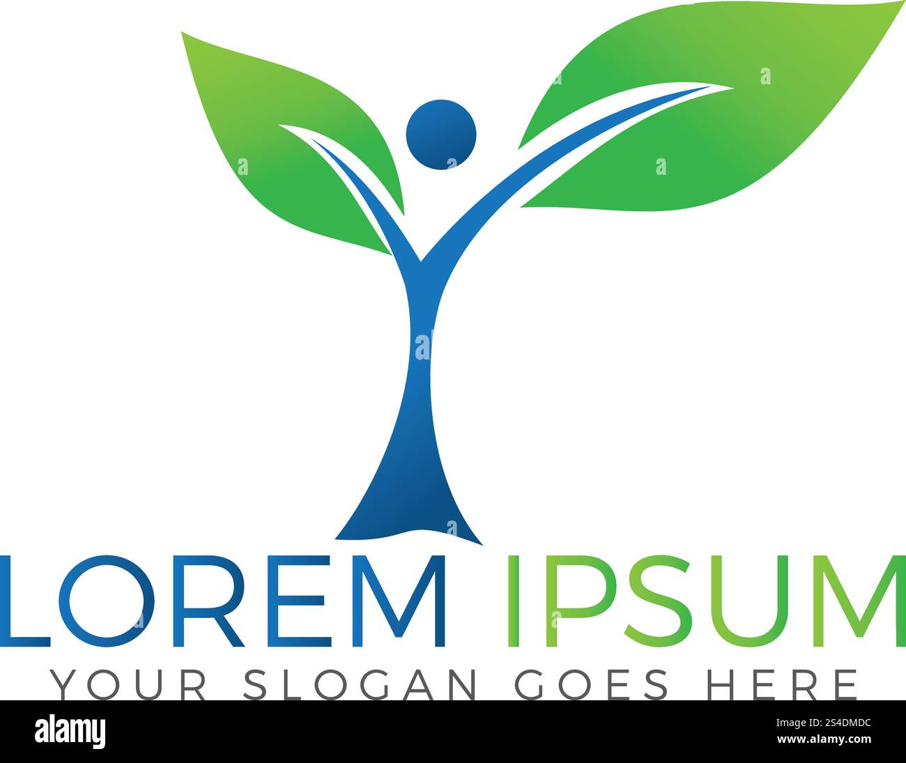 Human nature and ecology logo. Human character logo Stock Vector Image ...