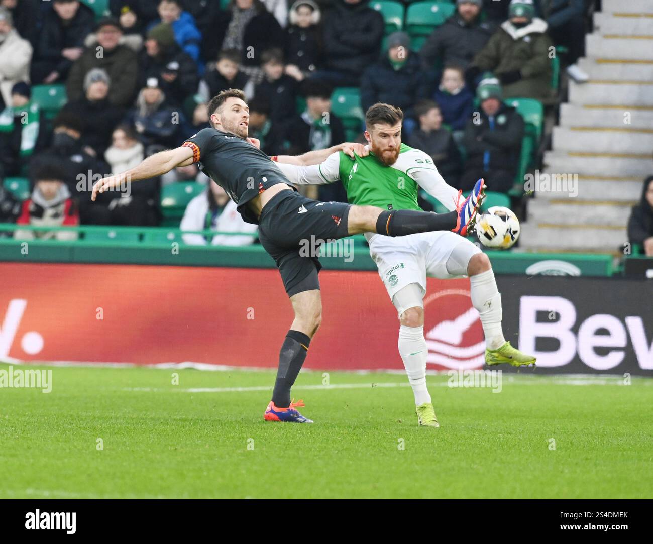 Easter Road Stadium, Edinburgh.Scotland UK.11th Jan 25 Hibernian vs ...