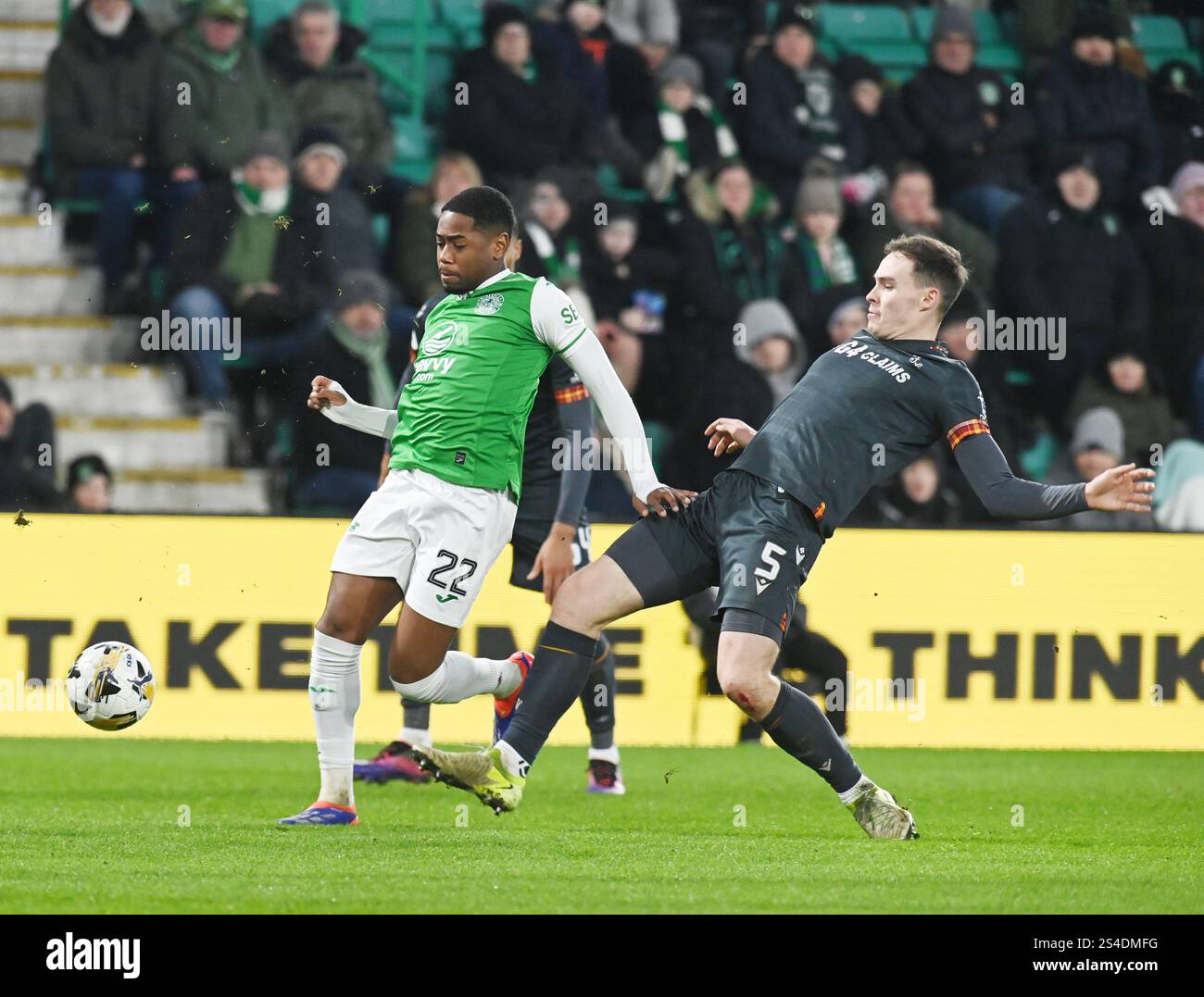 Easter Road Stadium, Edinburgh.Scotland UK.11th Jan 25 Hibernian vs ...