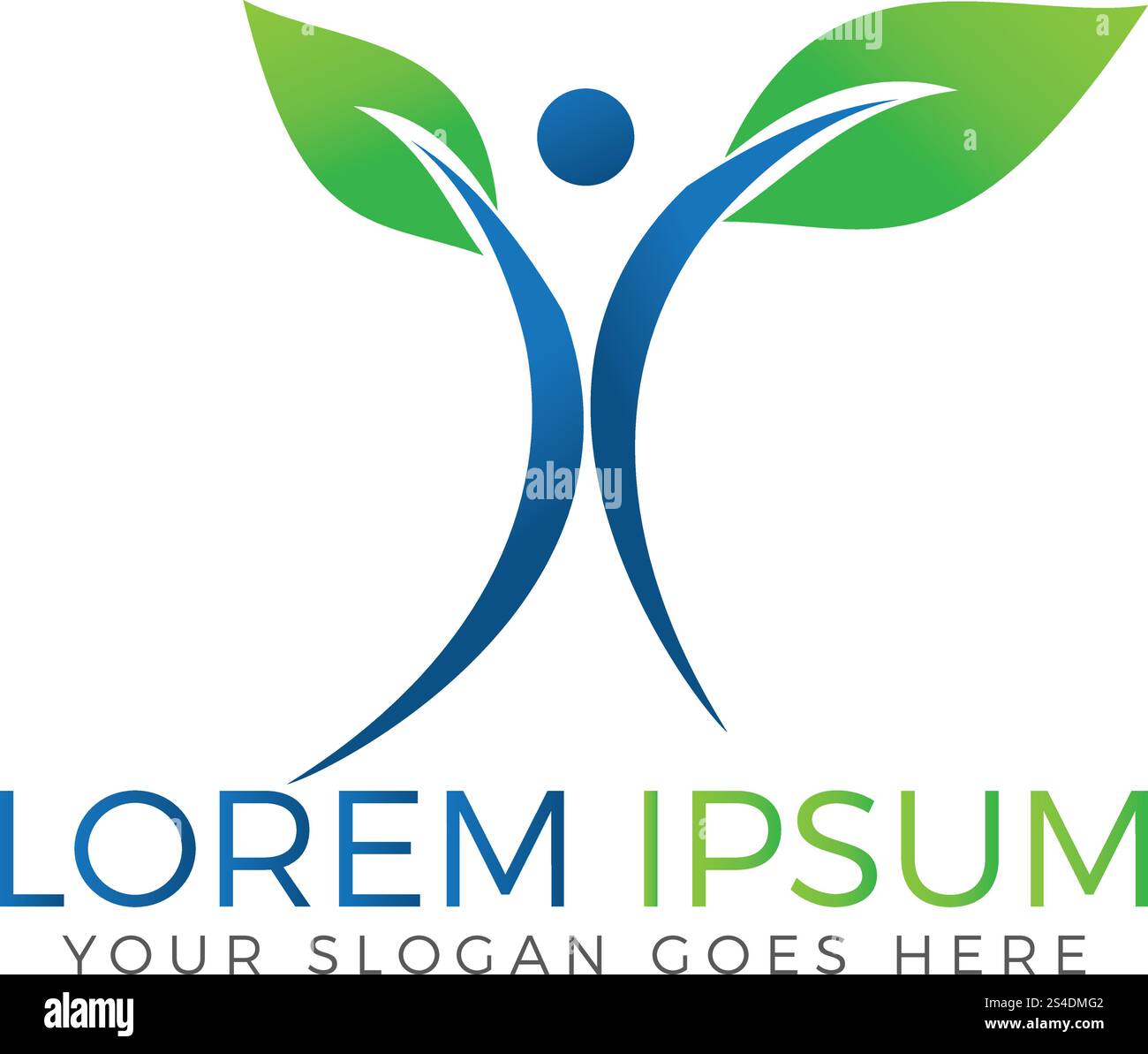 Human nature and ecology logo. Human character logo Stock Vector Image ...