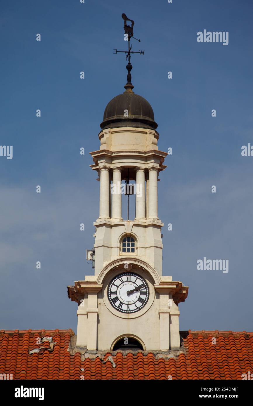 The Pretoria railway station historical building of 1910 with a small ...