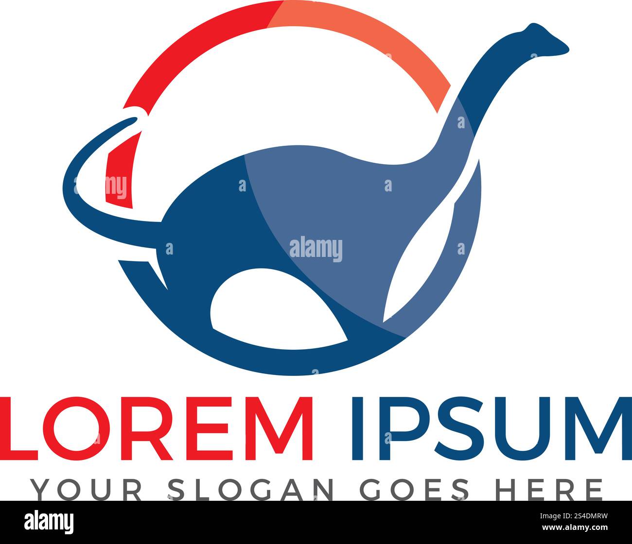 Dinosaur logo design. Creative logo design Stock Vector Image & Art - Alamy