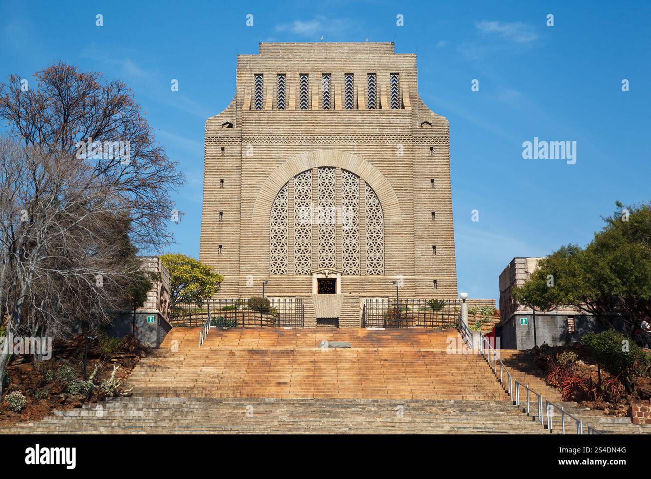 The Voortrekker Monument national heritage site granite monument on top ...