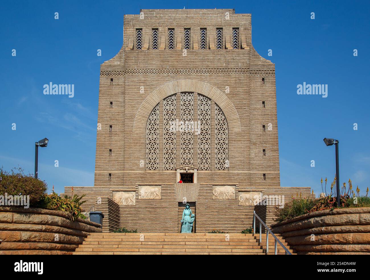 The Voortrekker Monument national heritage site granite monument on top ...