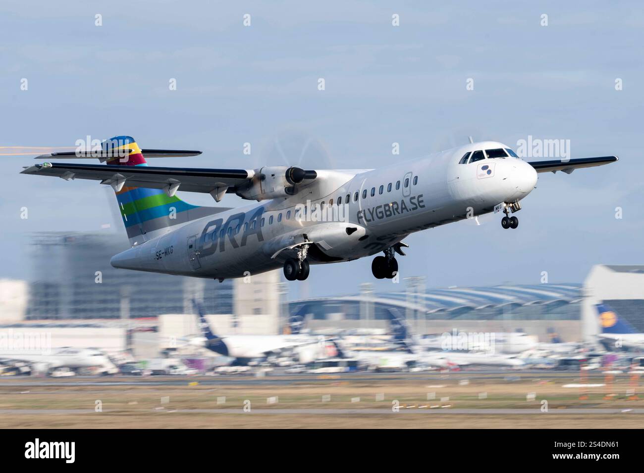 Frankfurt Airport, Germany. 11th Jan, 2025. Braathens Regional Airways ...