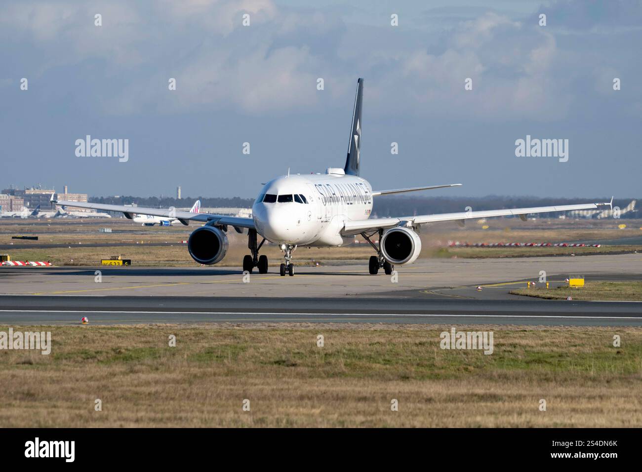 Frankfurt Airport, Germany. 11th Jan, 2025. Lufthansa Star Alliance ...