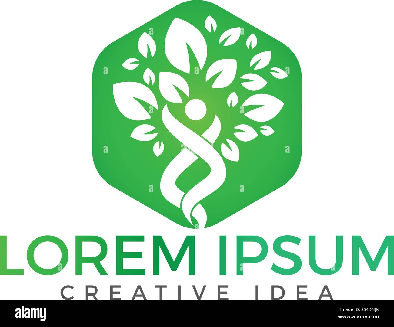 Holistic health logo design. Fitness and Wellness logo Stock Vector ...