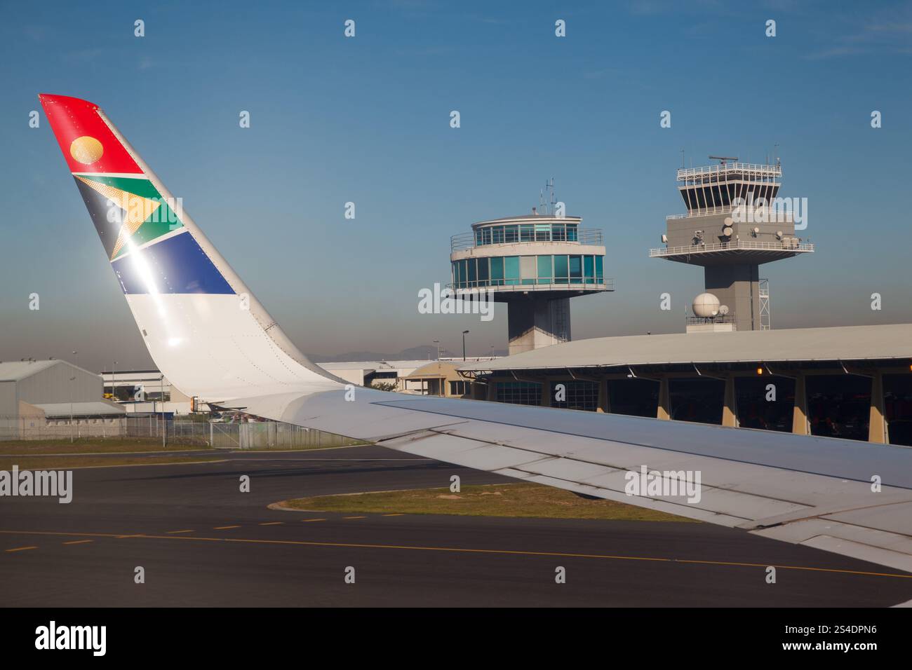 The Control Tower and Transmission towers as seen from a South African ...