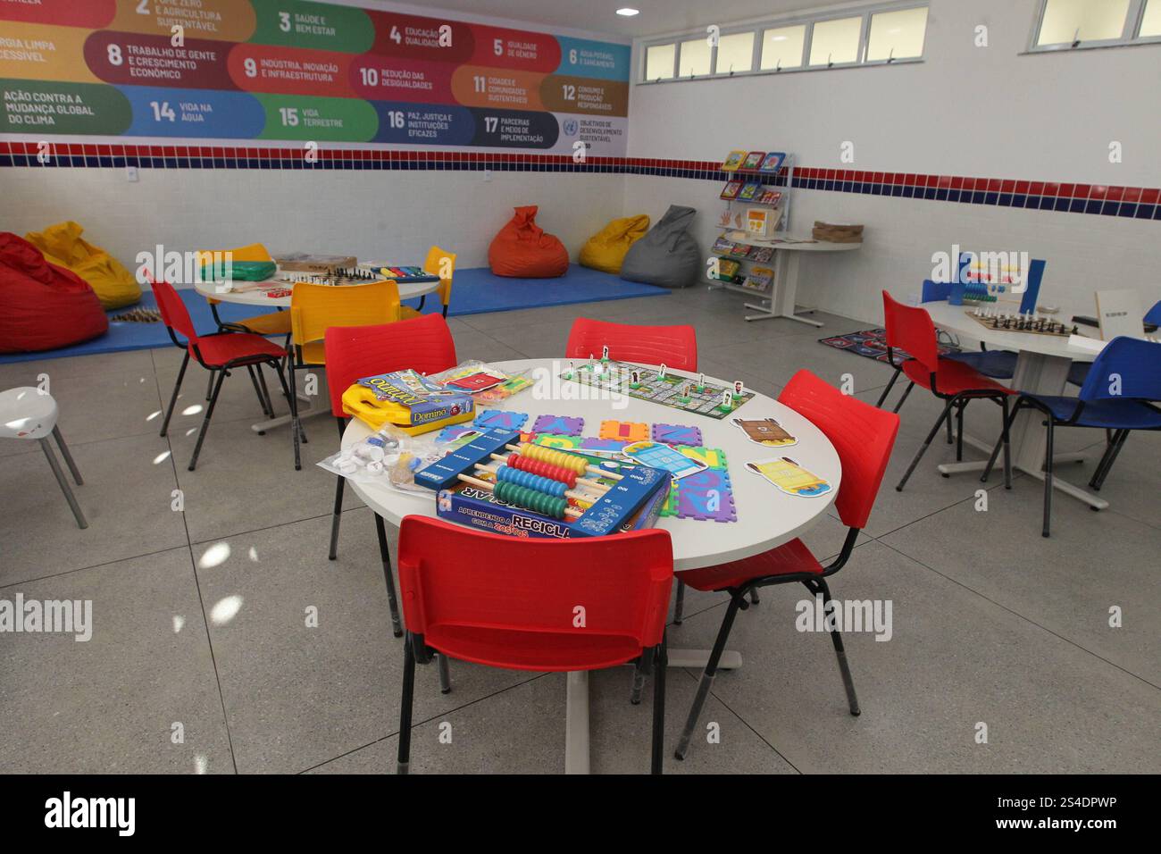 public school in the state network aracatu, bahia, brazil - july 7 ...