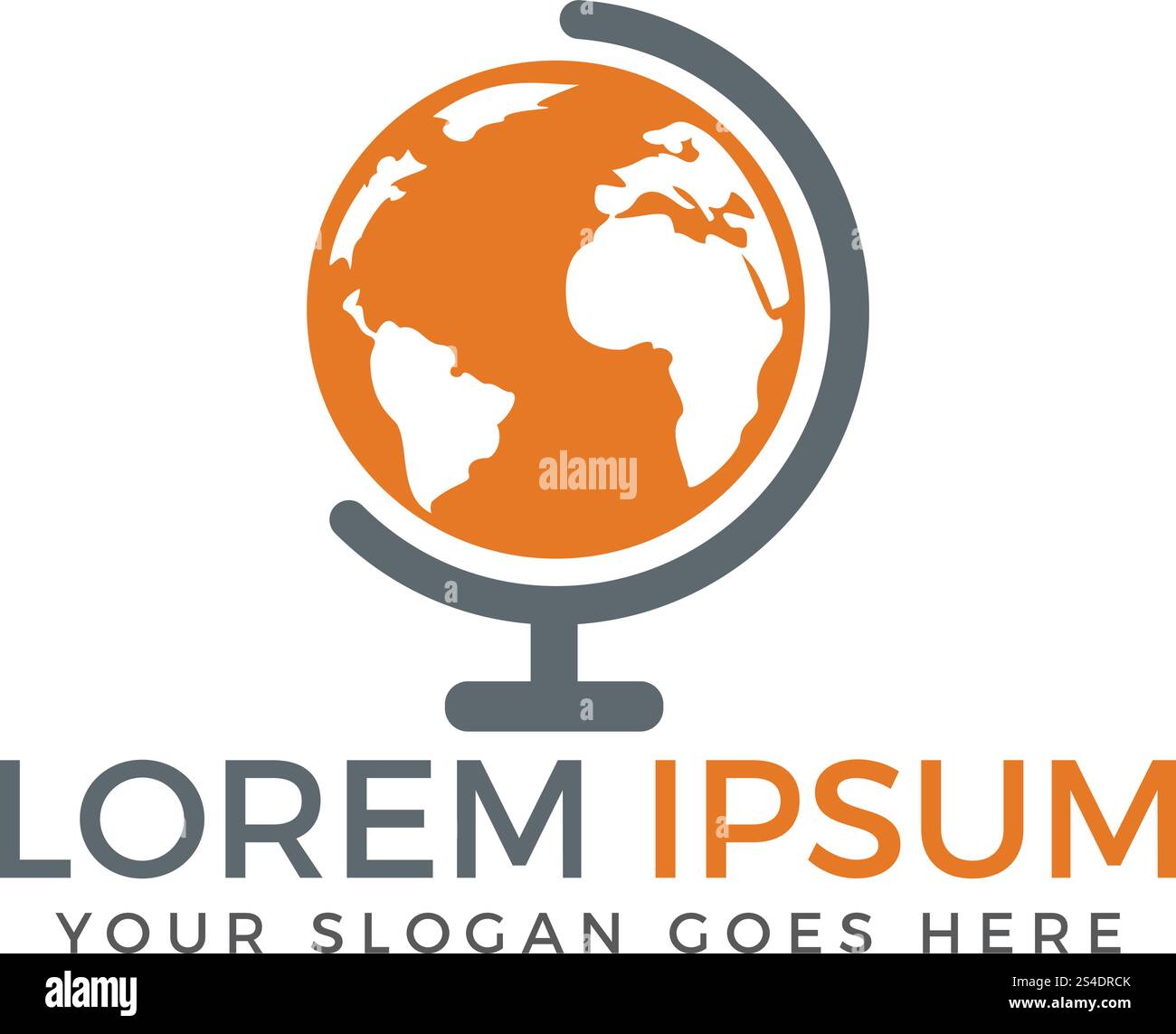 Globe icon. Globe logo. Globe symbol. Globe on stand icon isolated ...