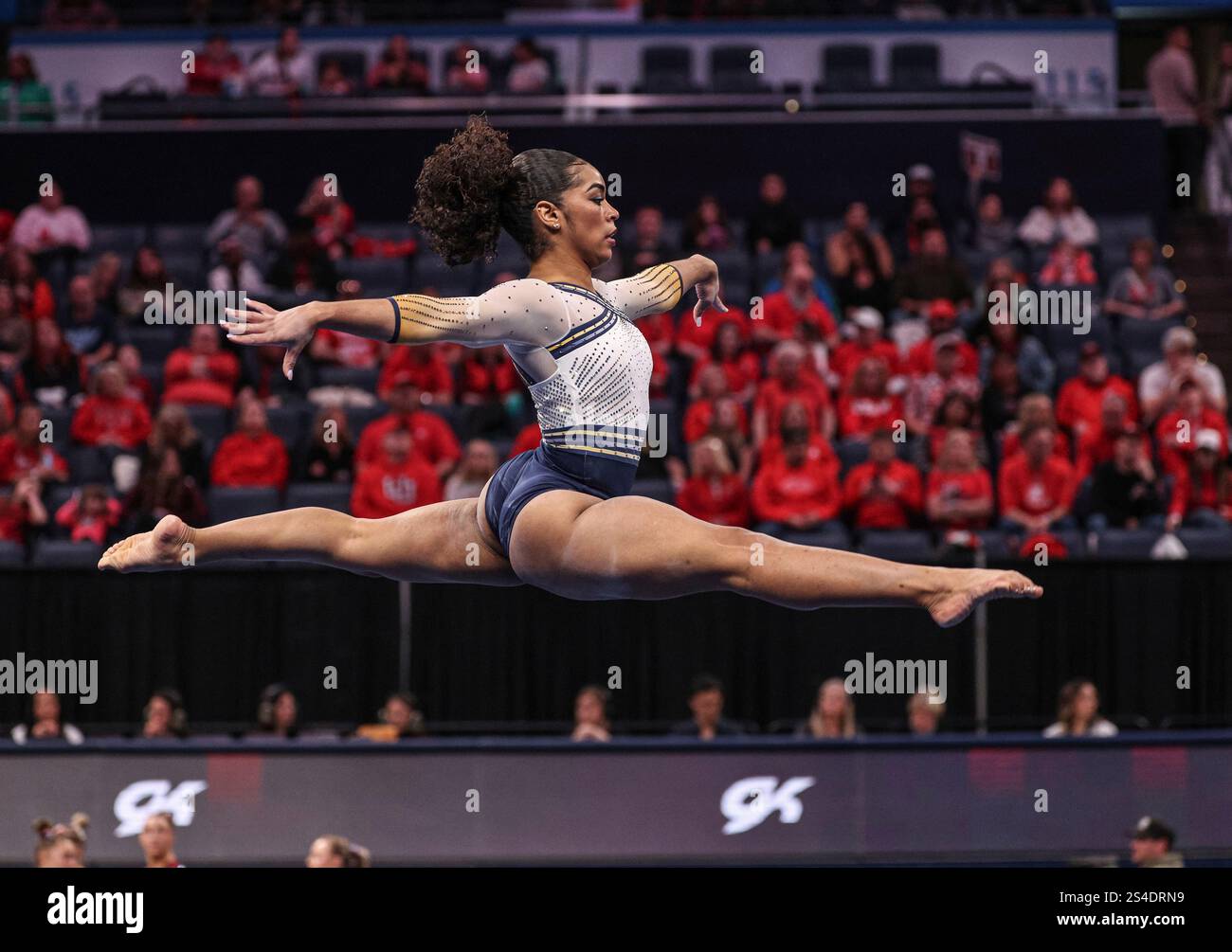 January 11, 2025: Cal's eMjae Frazier leaps into the air during her ...