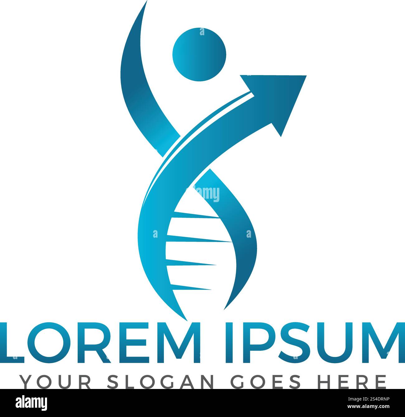 Human DNA and genetic logo design Stock Vector Image & Art - Alamy