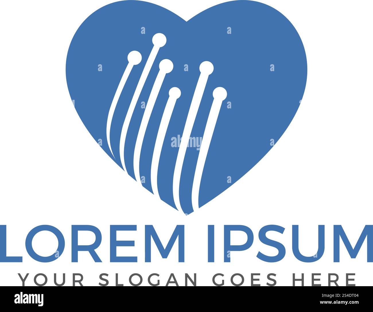 Heart shape networking logo design Stock Vector Image & Art - Alamy