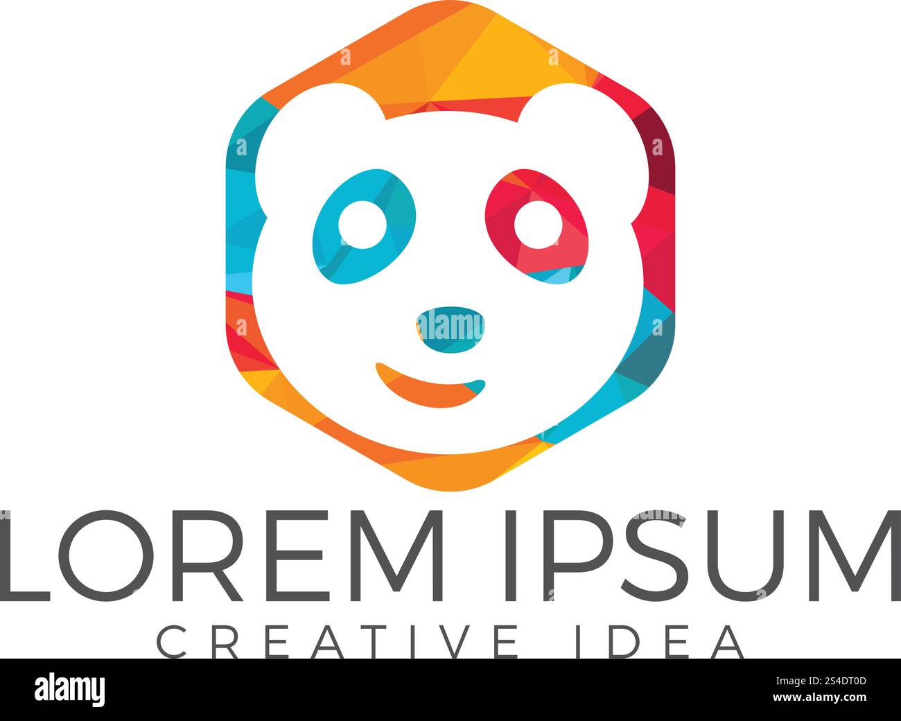 Panda bear Logo design vector template Stock Vector Image & Art - Alamy