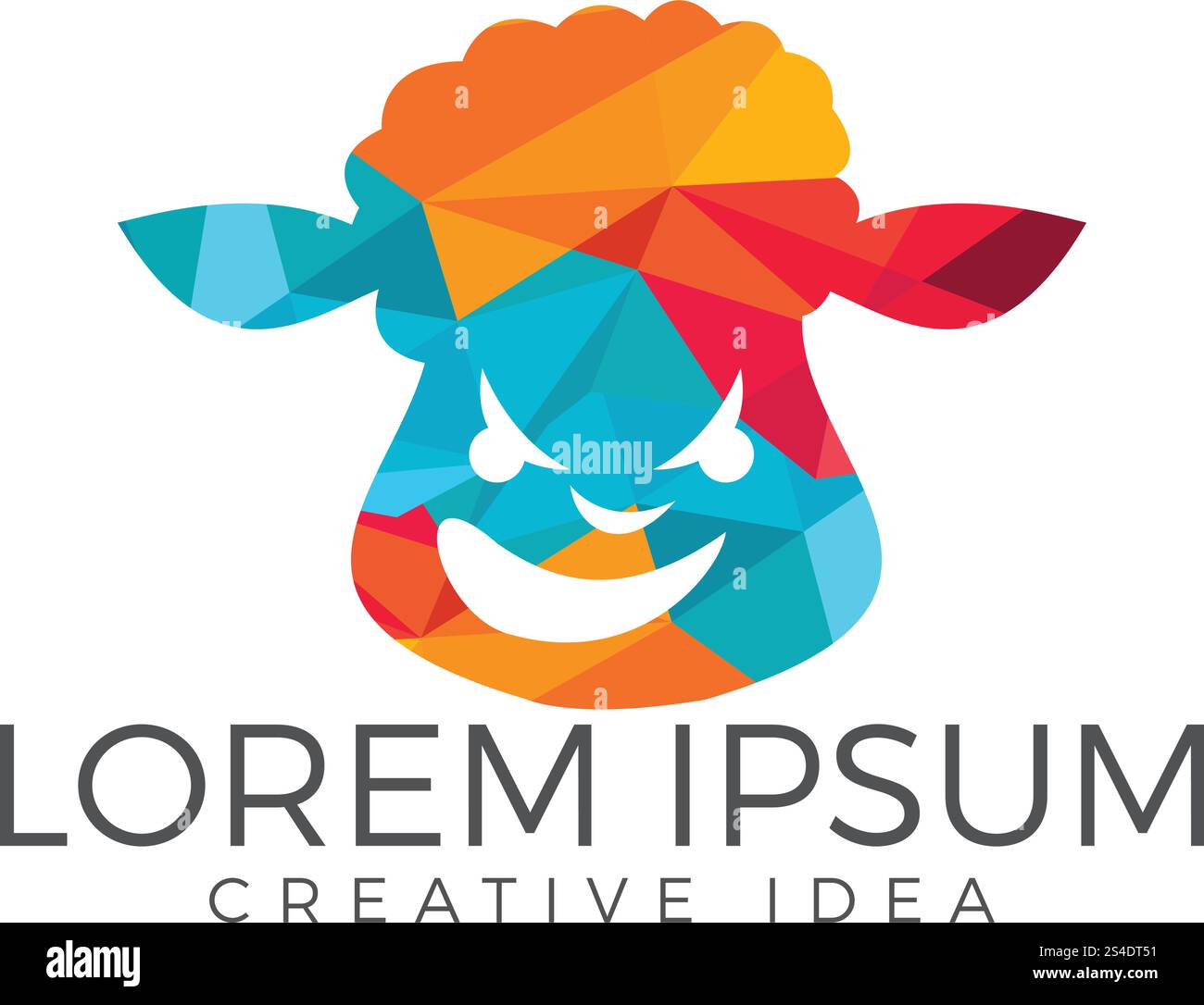 Sheep logo design. Farm Animals Stock Vector Image & Art - Alamy