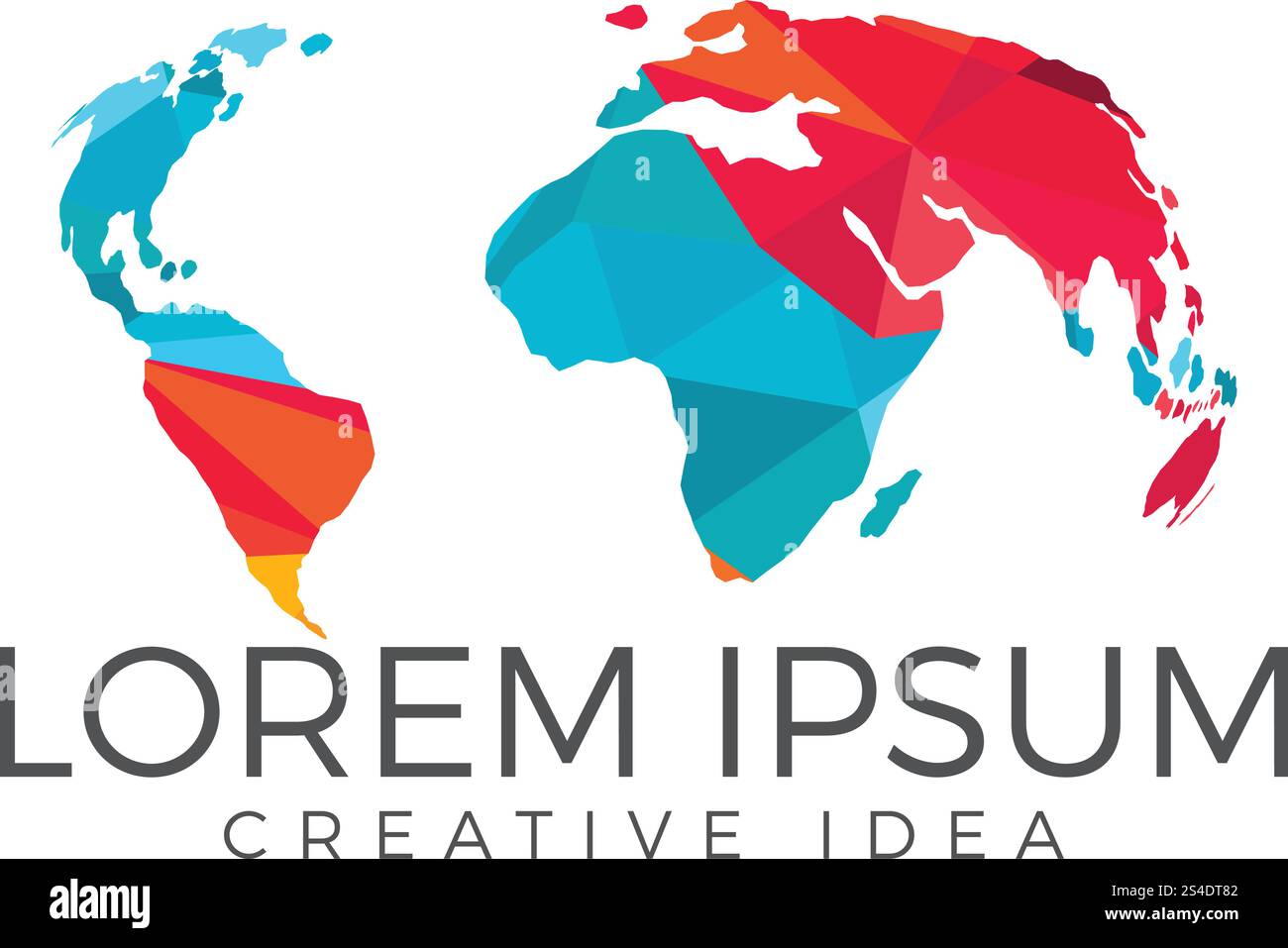 World map logo. Creative travel logo design Stock Vector Image & Art ...