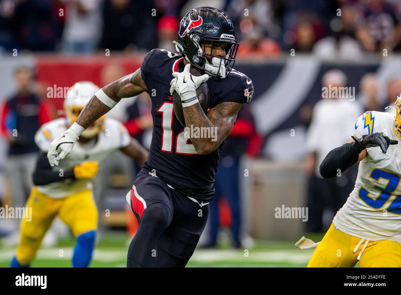 Houston, TX, USA. 11th Jan, 2025. Houston Texans wide receiver Nico ...