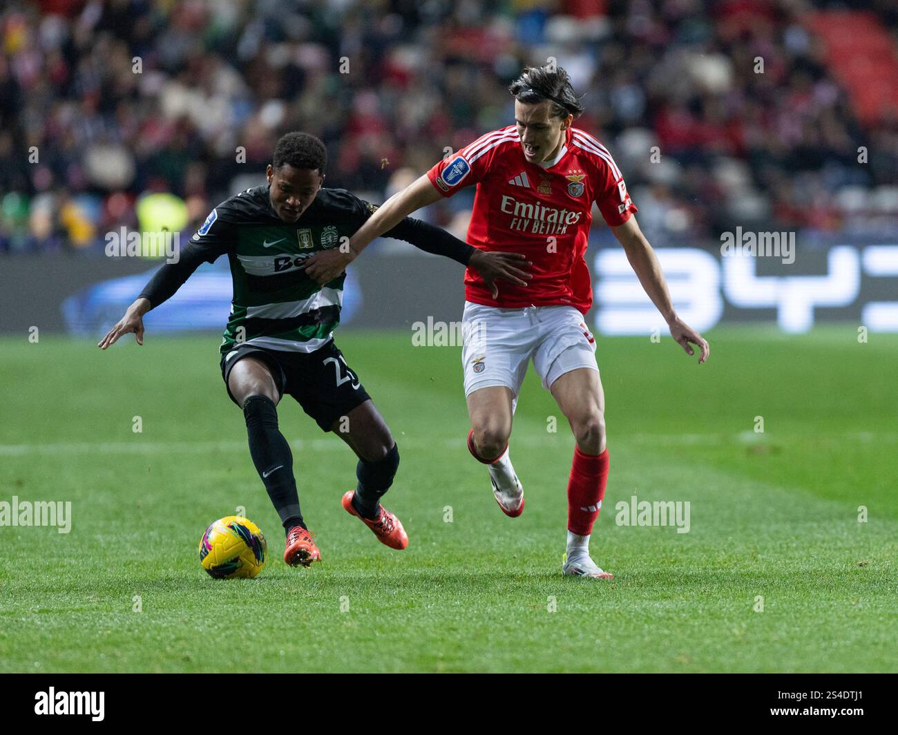January 11, 2025. Leiria, Portugal. Sporting's defender from Mozambique ...