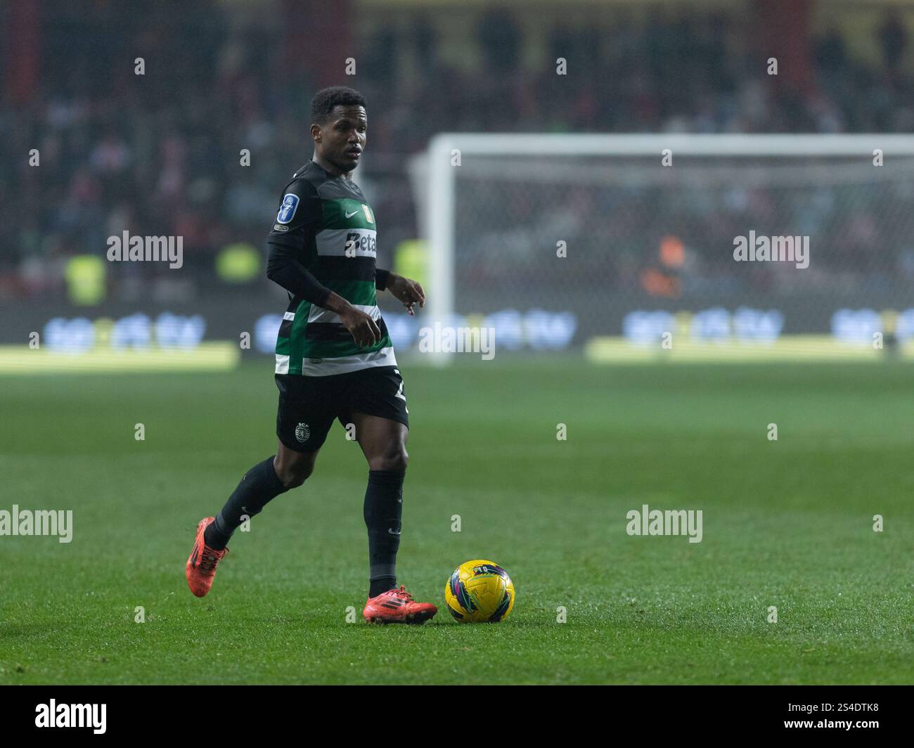January 11, 2025. Leiria, Portugal. Sporting's defender from Mozambique ...